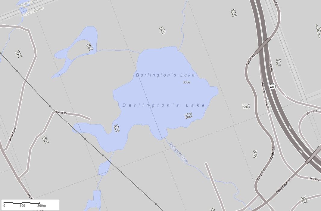 Darlingtons Lake - (Parry Sound)