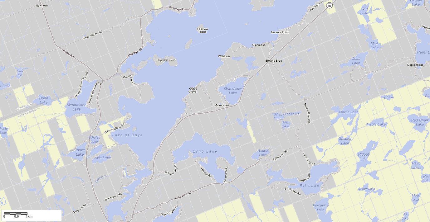 Menominee Lake - (Lake of Bays)